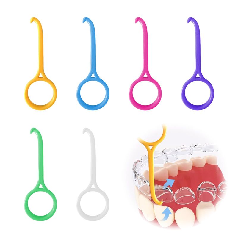 Doyime Orthodontic Hooks (6 Pack) Aligner Remover Retainer Removal Tool ...
