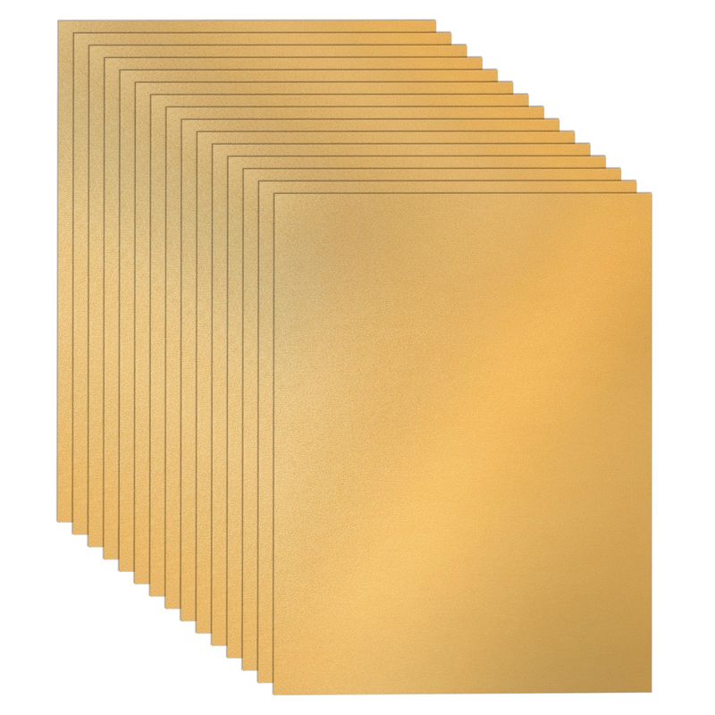 Guakicae 28 Sheets Gold Shimmer Cardstock 8.5 x 11 Metallic Paper, 92lb ...