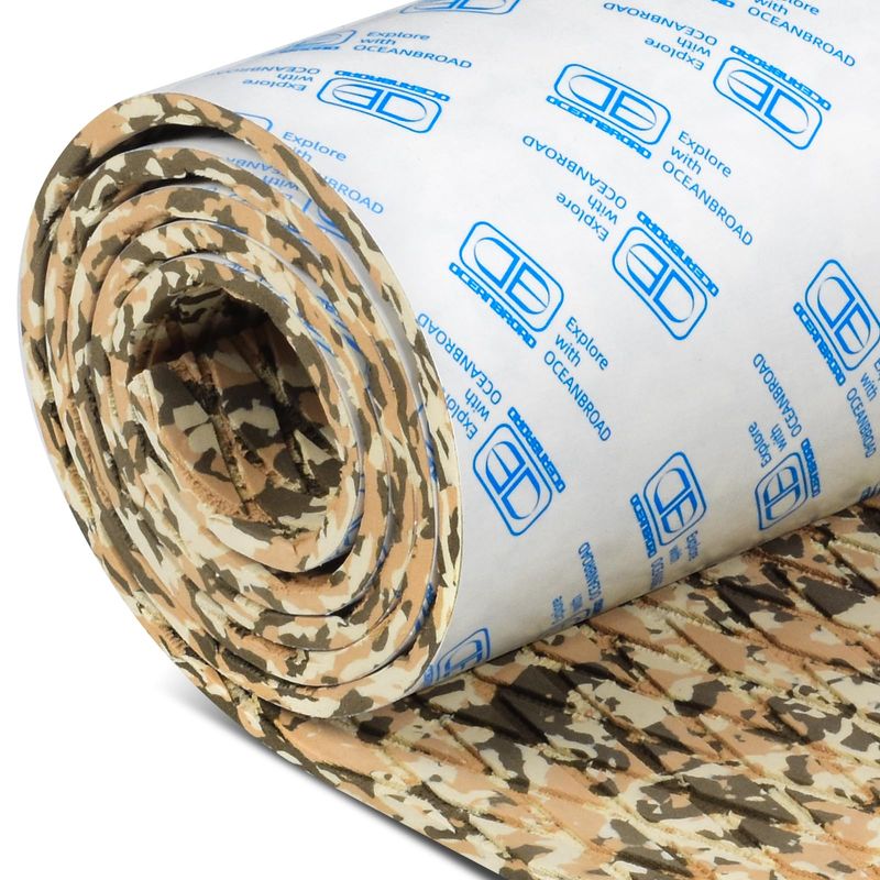 OCEANBROAD Self-Adhesive 48''x16'' Camouflage Boat Flooring Non-Slip ...