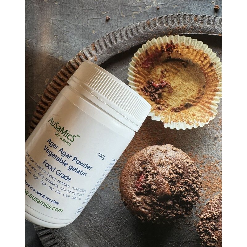 Agar Agar Powder, Vegetarian Gelatin, GEL STRENGTH: 1000 g/cm2 100G ...