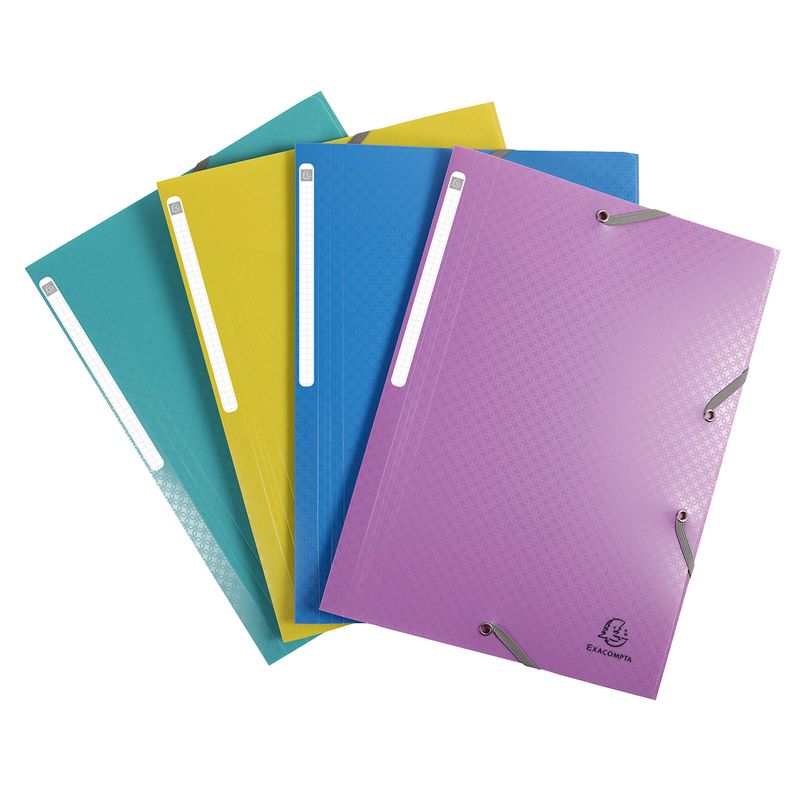 Exacompta - Ref 55190E - Forever Young Collection - Elasticated 3 Flap ...