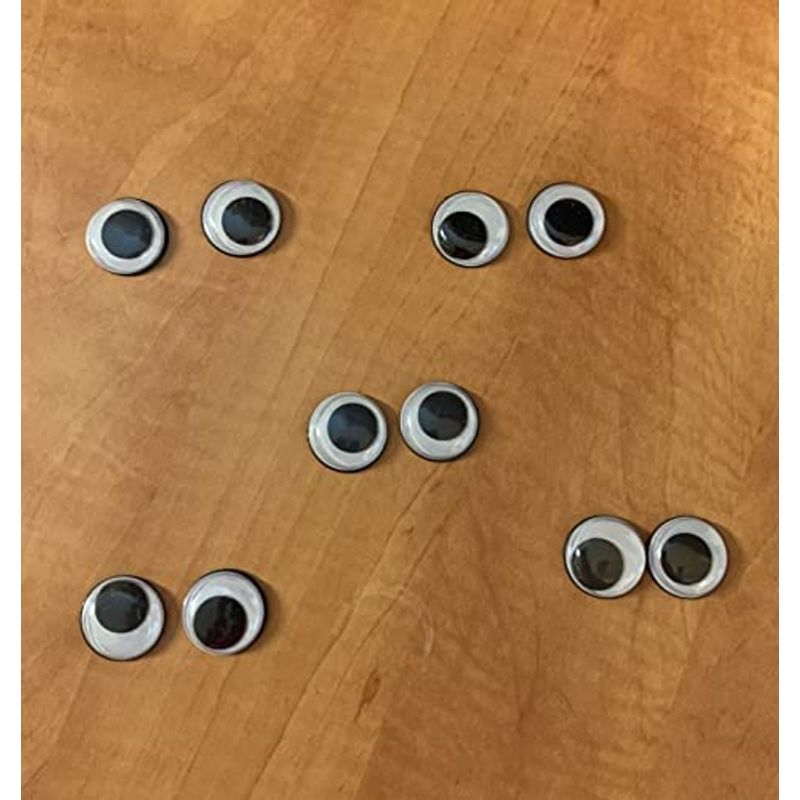 2 Pieces 4" Diameter Magnetic Googly Eye Magnets (Not for Plants) Funny ...
