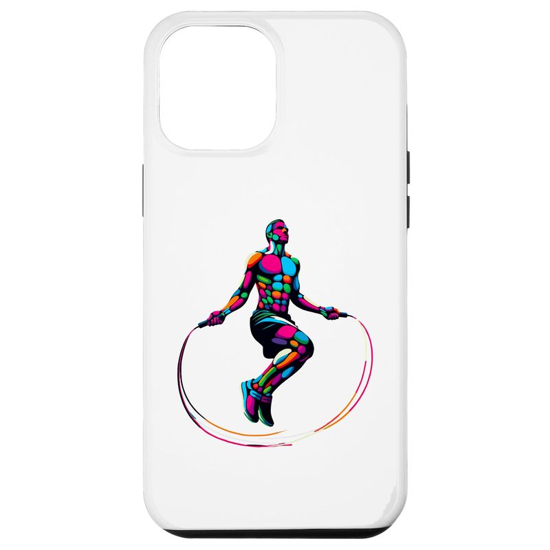 iPhone 15 Pro Max Colorful Pop Art Jumping Rope Skipping Rope Exercise ...