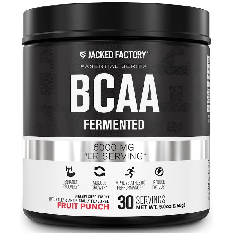 BCAA Powder (Fermented) - 6g Branched Chain Essential Amino Acid ...