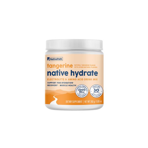 NativePath Native Hydrate, Zero Sugar, Electrolytes Powder with BCAAs ...