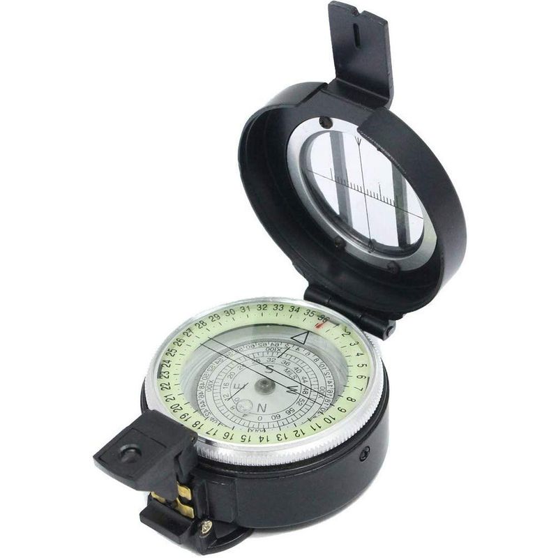 Mil-Tec Unisex - Adult Compass-15791000 Compass, Black, 90 x 62 x 38 mm ...