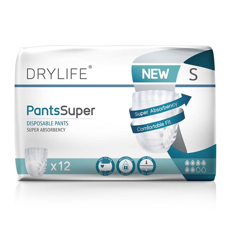 Drylife Pants Super Disposable Pull-Up Unisex Incontinence Pants - Dry ...