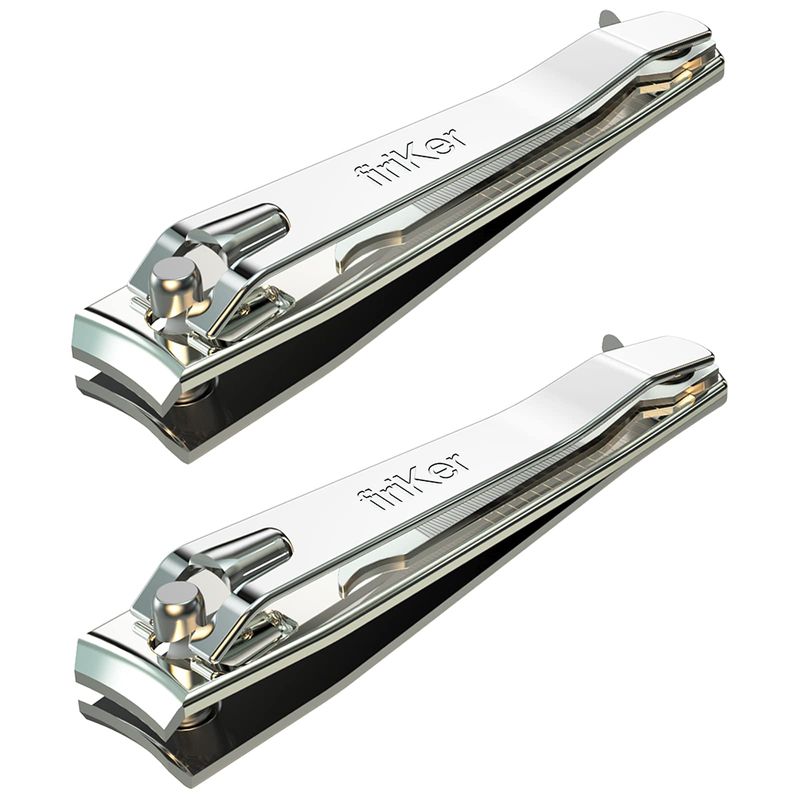 firiKer 2PCS Stainless Steel Nail Clippers,Professional Fingernail ...