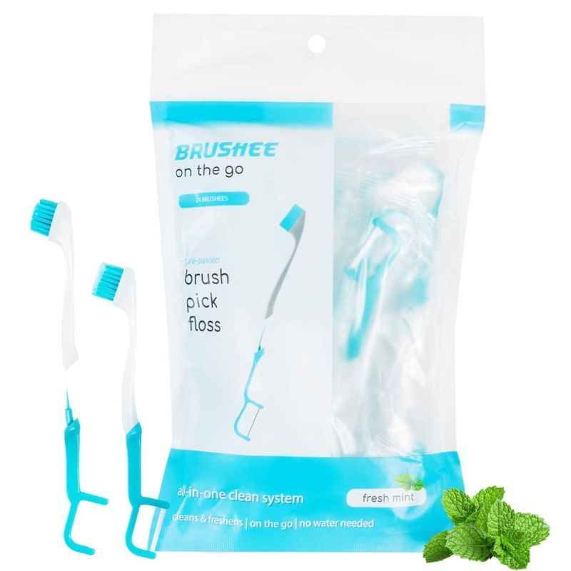 Brushee - The Evolution of Oral Care | 3-in-1 Tool (Pre-Pasted Mini ...