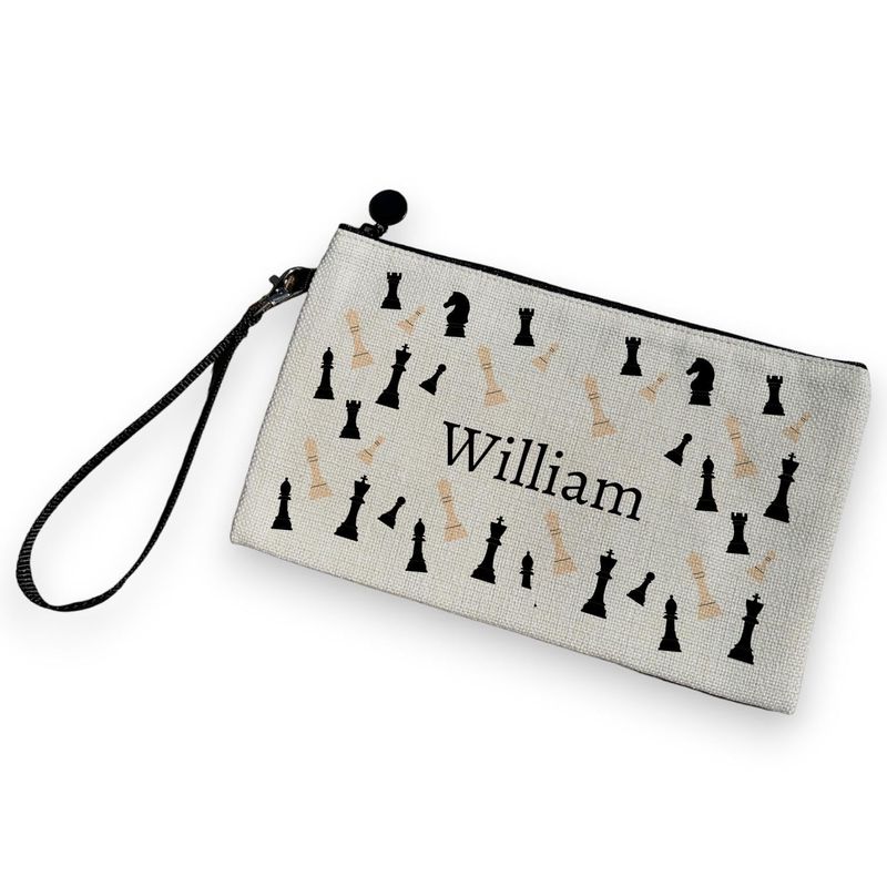 Personalised Chess Pencil Case, Gift For Kids, Back To School Supplies ...