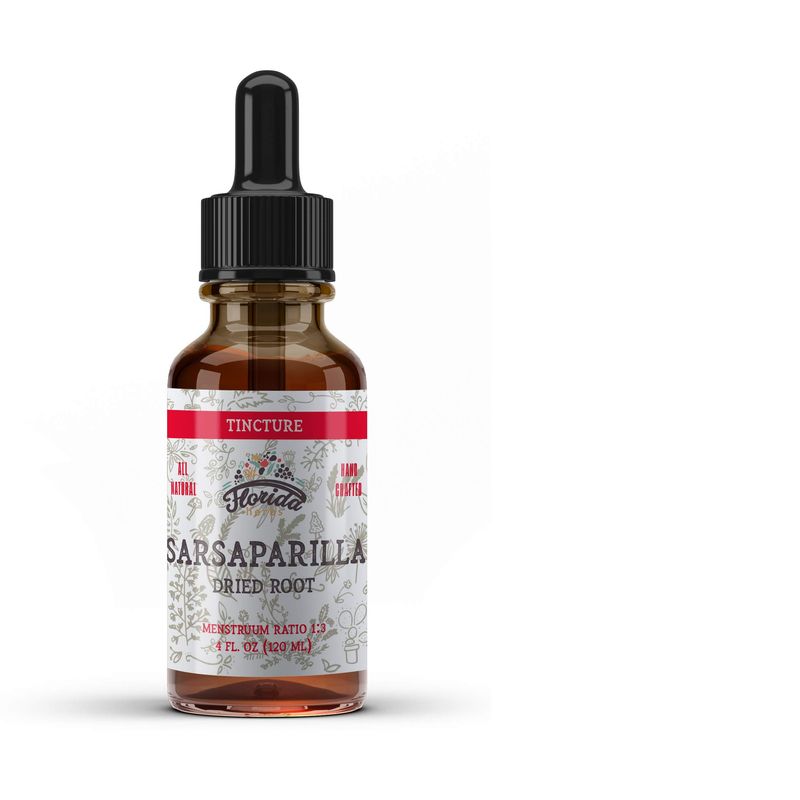 Sarsaparilla Tincture, Organic Sarsaparilla Extract (Smilax Medica ...