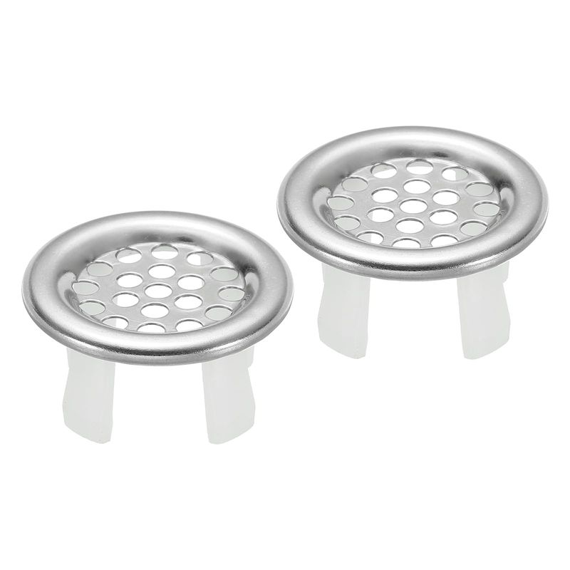 PATIKIL Overflow Ring, 2Pcs Sink Round Cover Mesh Hole Basin Trim ...