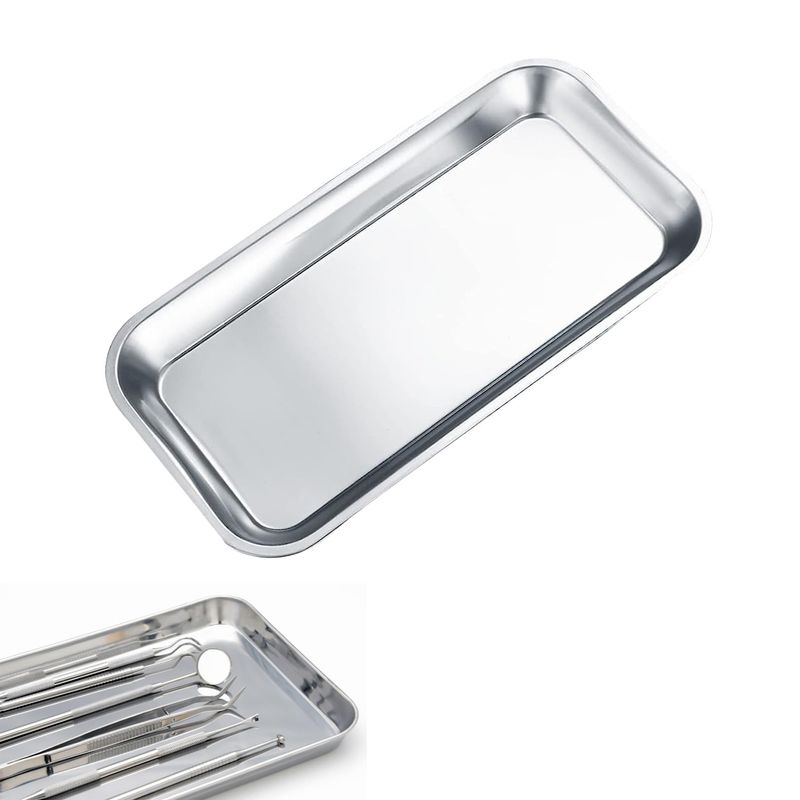 1 Pcs Small Instrument Tray, Stainless Steel Tray, Stainless Steel ...