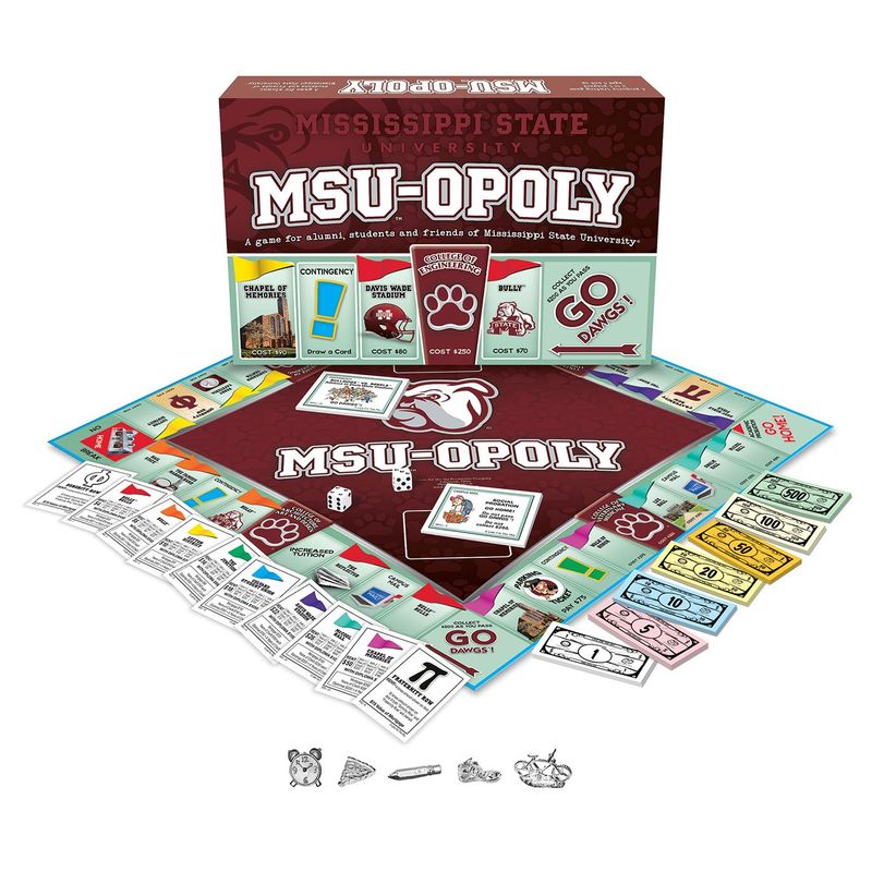 Late for the Sky MSU-Opoly Mississippi State Board Game - Online ...