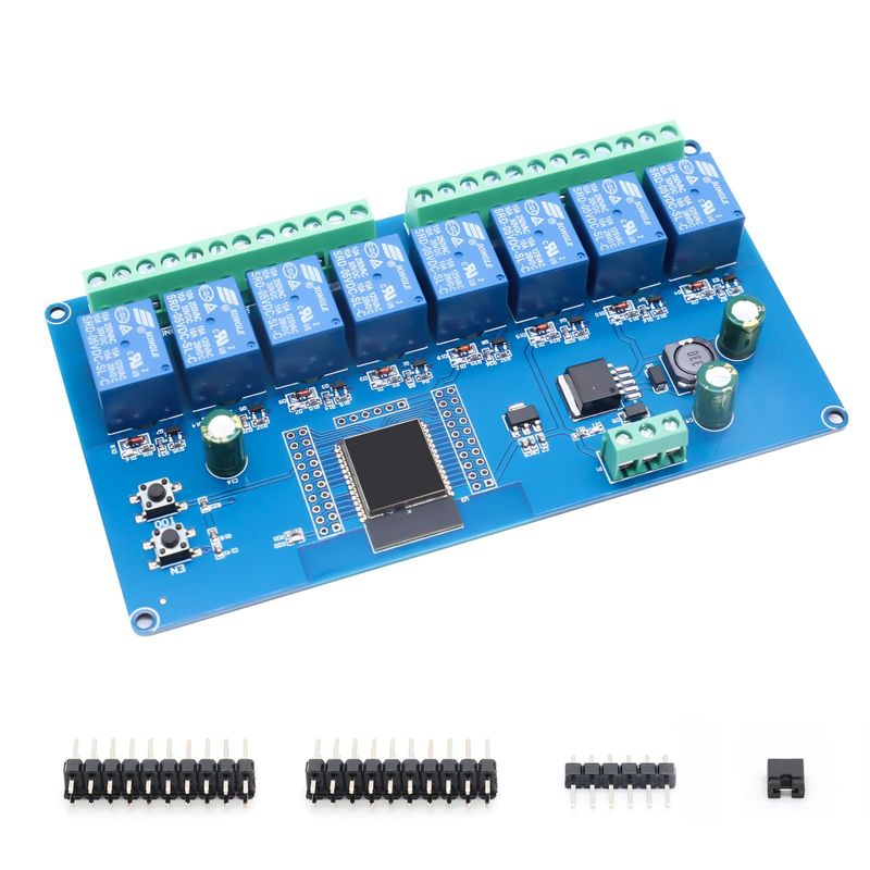 Binghe ESP Relay 8-channel Module, DC 5-30V ESP WiFi Wireless Control ...