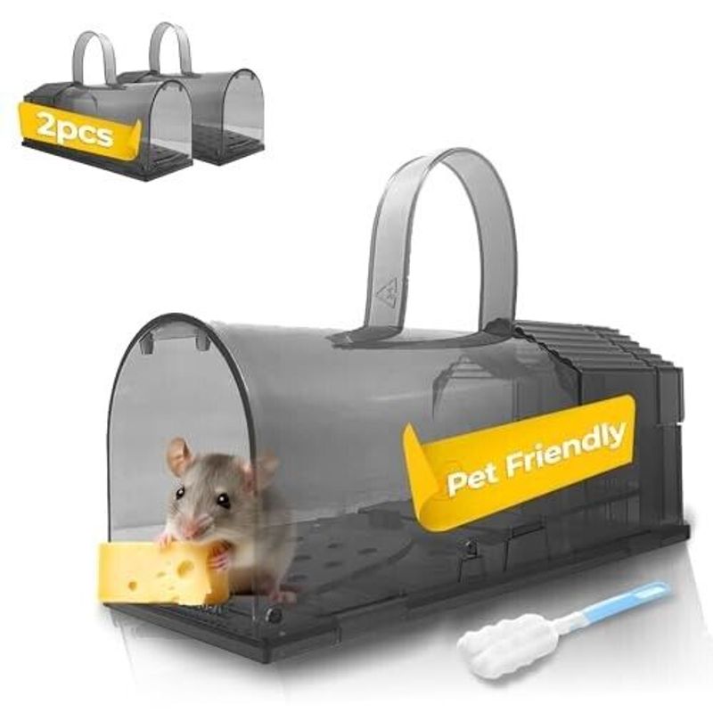 Humane Mouse Trap | Catch and Release Small Traps / Indoor-Outdoor Pack ...