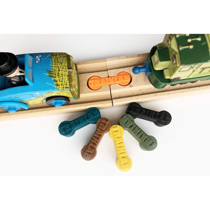 TrainLab Dog Bone Train Track Adapter Connectors (6pcs) (Camo-Hunter ...