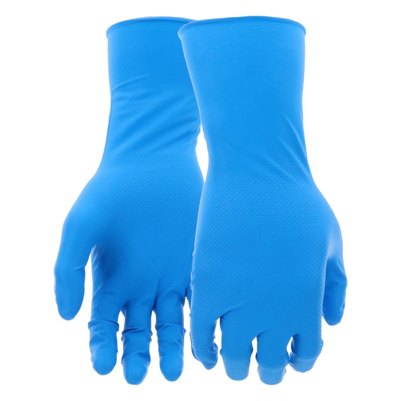 Grippaz Food Plus 8 Mil Nitrile 12" Disposable Gloves 48-Pack, Fish ...