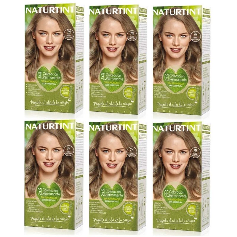 (6 PACK) - Naturtint - Hair Dye - 7N Hazelnut Blonde | 135ml | 6 PACK ...