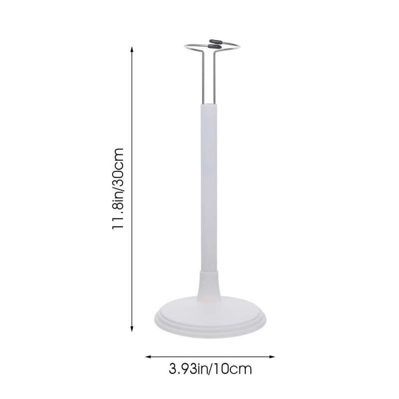 jarbins 4Pcs White Doll Stands Figures Display Holder Doll Support Rack ...