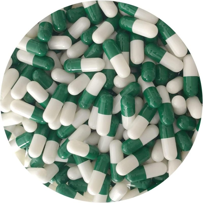 Pure Capsules® Size 00 Green White Empty Gelatine Capsules for Self ...