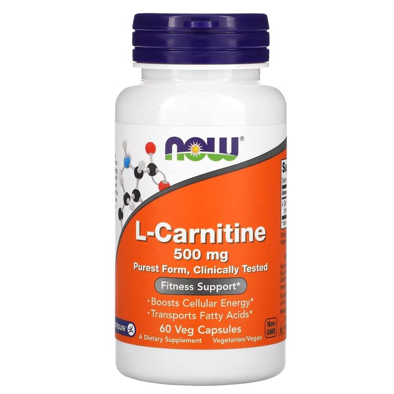 L-Carnitine 500 mg - 60 Caps - Online Marketplace - EveryMarket