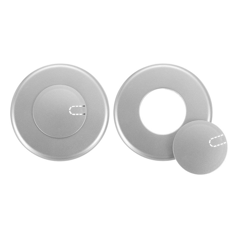 sourcing map 2pcs Pipe Wall Covers 51mm/2" ID Round Self-Adhesive Wall ...