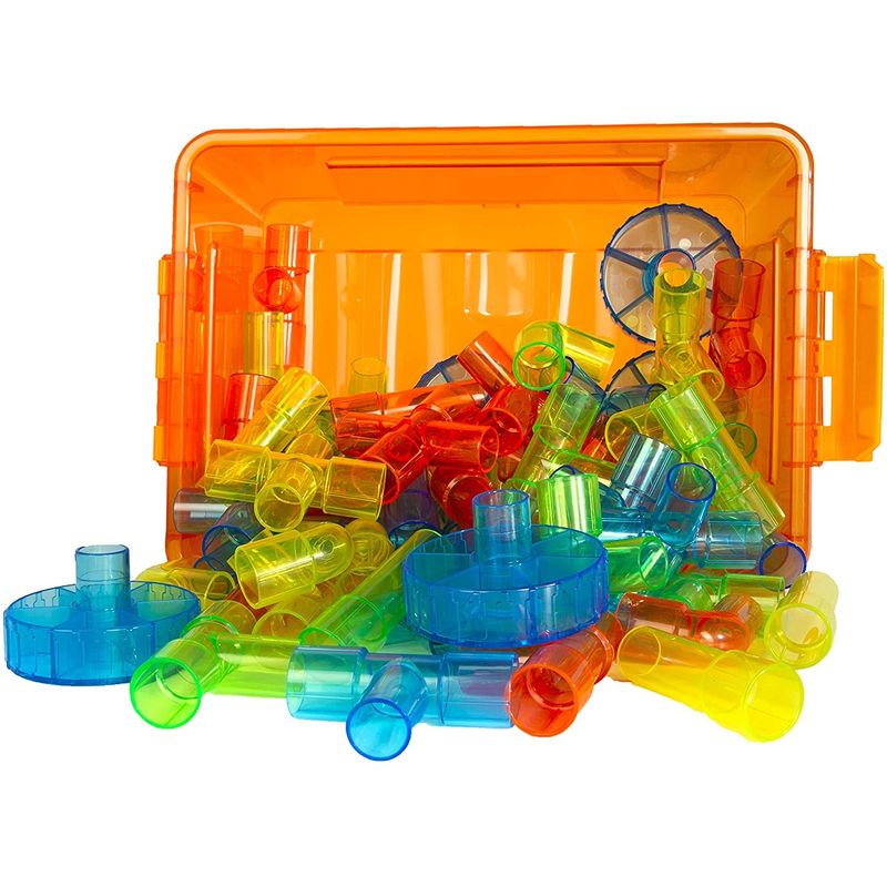 Think Fast Toys - Translucent Plastic Tube Manipulatives Set in ...