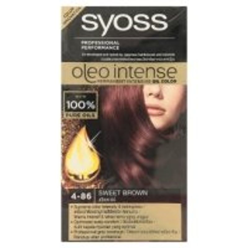 Syoss Oleo Intense Hair Permanent Intensiv Oil Color Nr. 4-86 Sweet ...