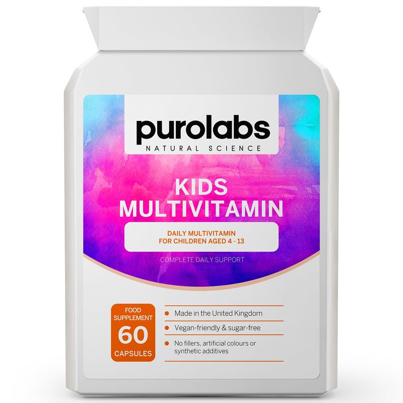 Multivitamin for Kids with Calcium, Zinc, Iron, Vitamin C, B12 and D3 ...