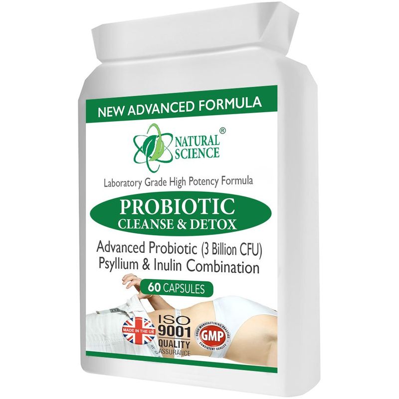 Probiotic + Psyllium Detox Combination Capsules – 3 Billion CFU ...