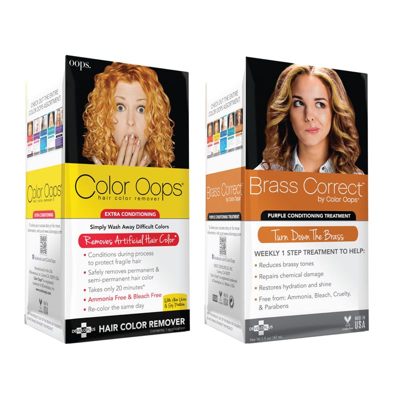 Color Oops Extra Conditioning Hair Color Remover and Brass Correct ...