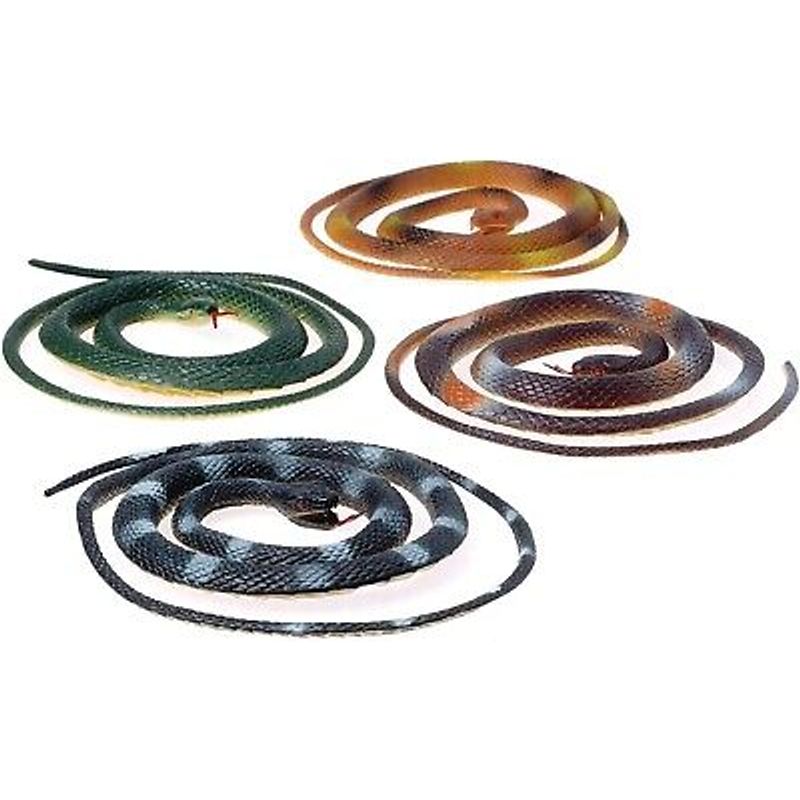 U.S. Toy Set of 12 - Rubber 42" Coiled Rubber Prop Toy Snakes # 2373 - Online Marketplace ...