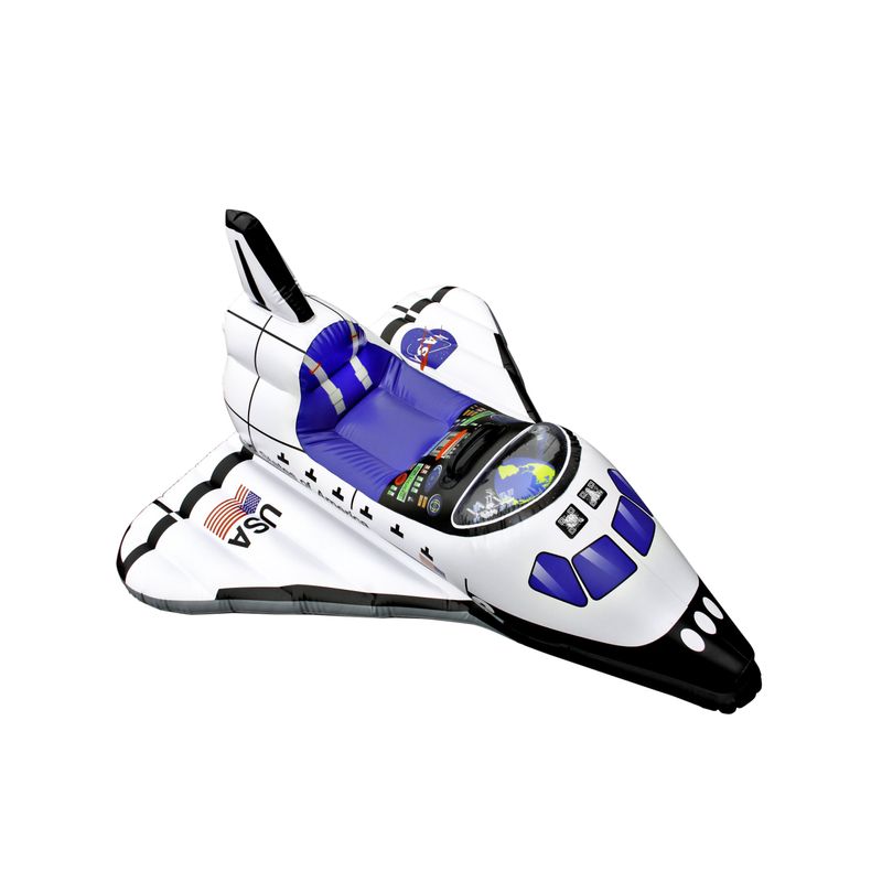 Aeromax Junior Space Explorer Inflatable Space Shuttle White, 3 And Up ...