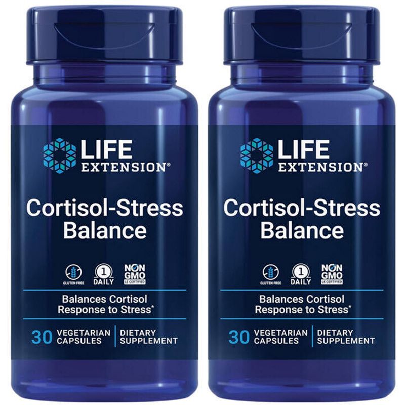 CORTISOL STRESS BALANCE MAGNOLIA BARK GREEN TEA LYCHEE 60 Caps LIFE ...