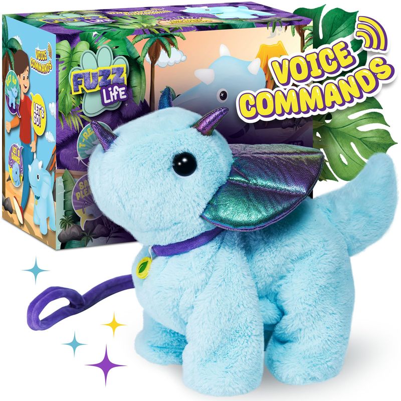 Voice Command Robot Dino - Interactive Plush Pet | Trevor My Baby ...