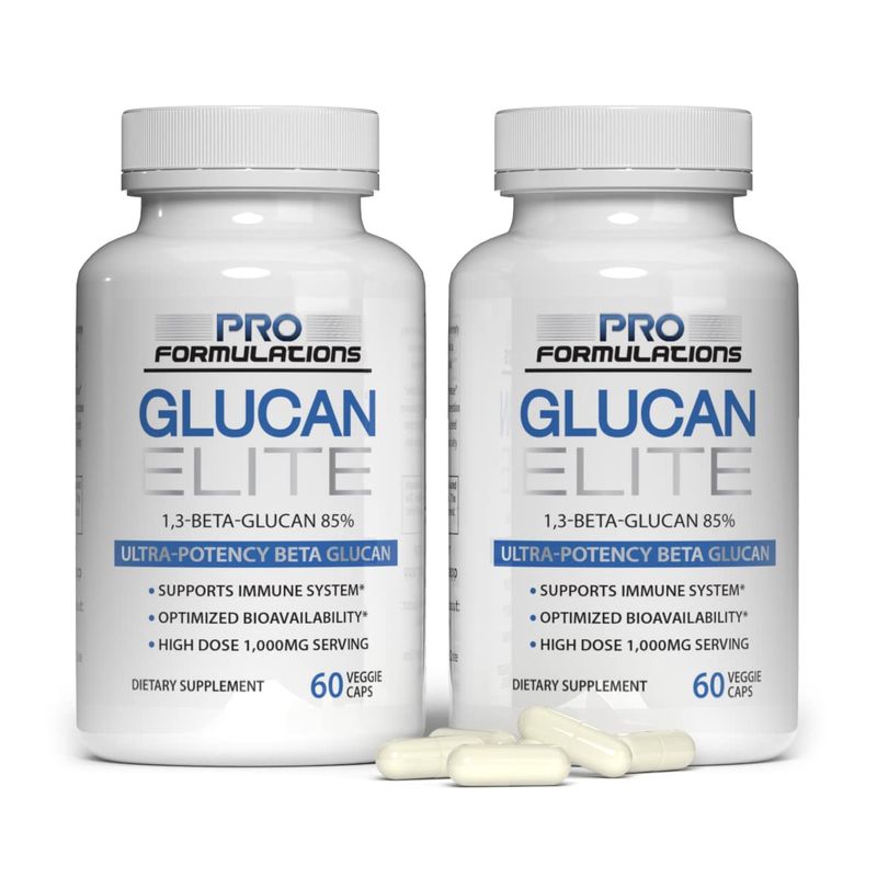 Pro Formulations MD Glucan Elite – 85 Beta 1,3D Glucan 500mg – 60 vcaps ...
