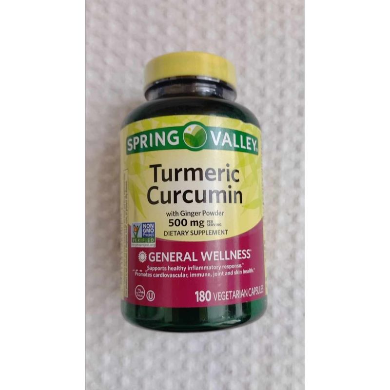 Spring Valley Turmeric Curcumin/with Ginger Powder Dietary Supp. 500 mg ...