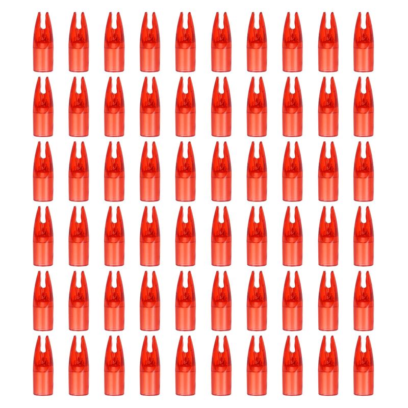 PATIKIL Archery Arrows Nocks 7mm, 60 Pcs Plastic Glue on Arrow Nock ...