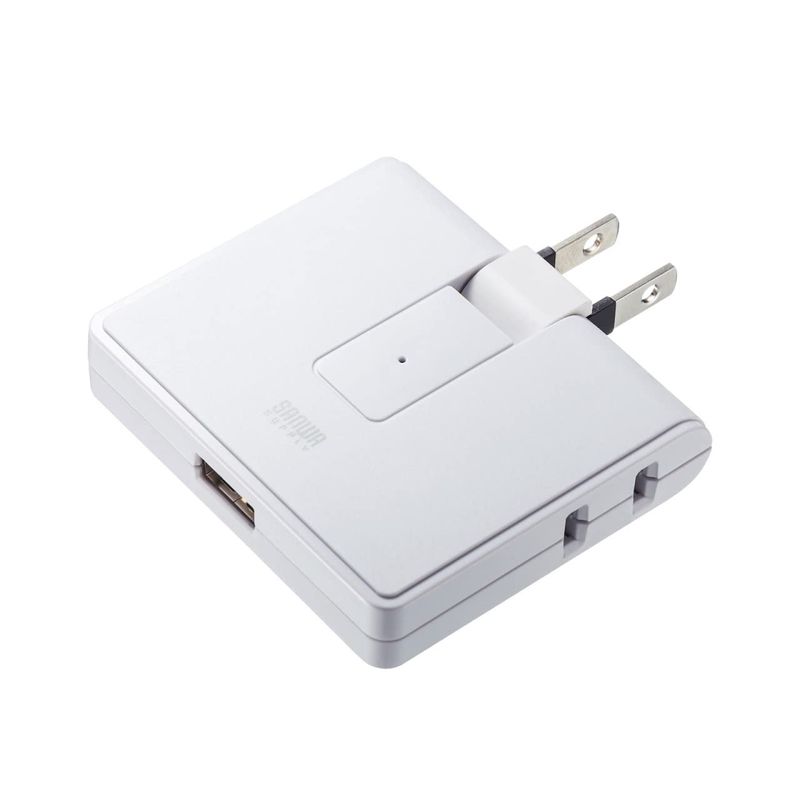 Sanwa Supply TAP-B104UN Power Strip with USB Charging Port (2 Outlets ...