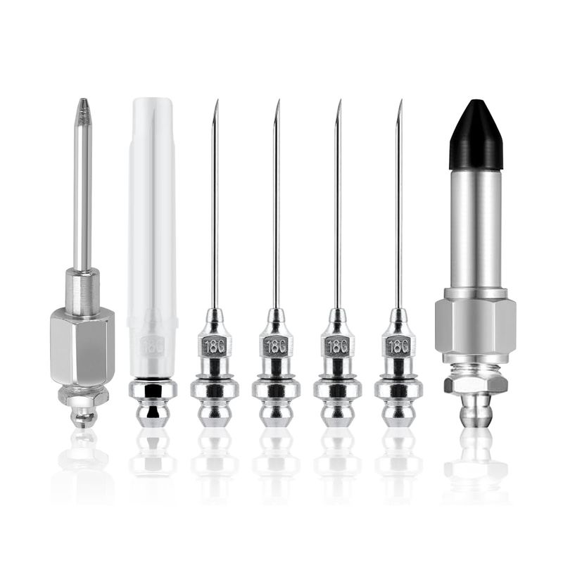 Mandark 7PCS Car Grease Gun Needle Accessory Kit, Steel Vehicle Grease ...
