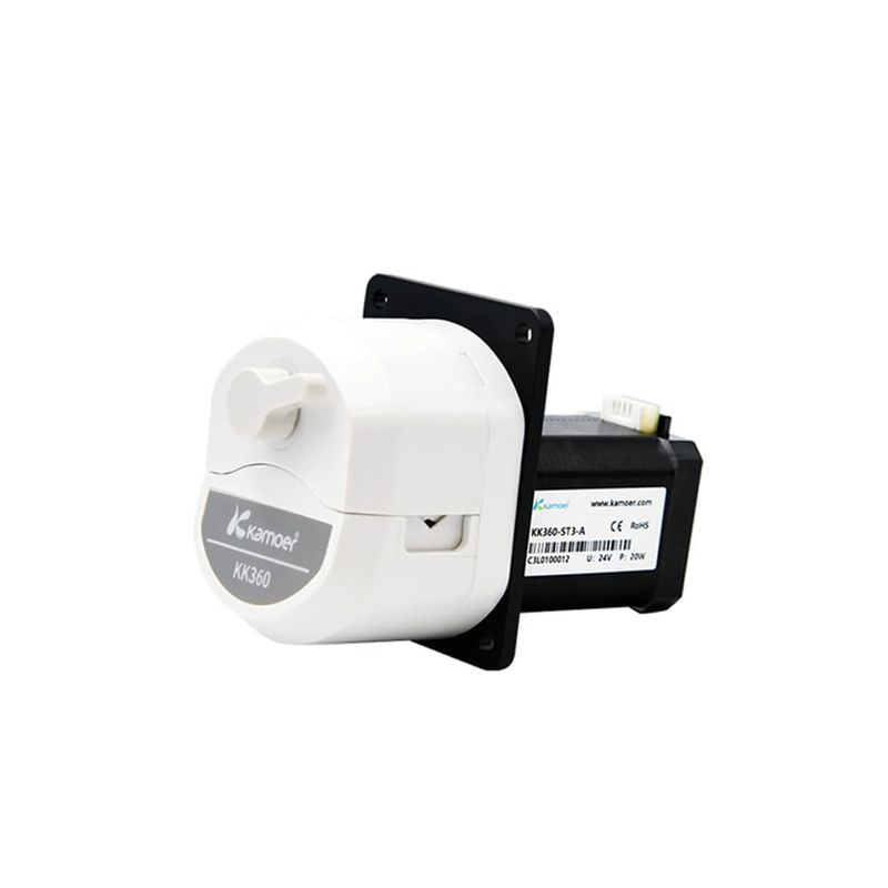 Kamoer KK360 high flow 24V stepper motor peristaltic pump quick tube change liquid dosing pump ...