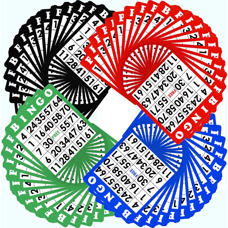Regal Bingo Bingo Cards Deck Reusable - Bingo Games for Family - 100 ...