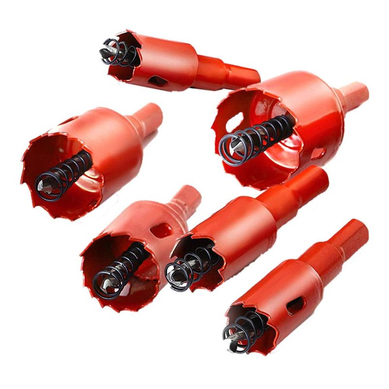 tecc-anabit02 Drill Bit, 6-piece Set, Wood, Plywood, Stainless Steel ...