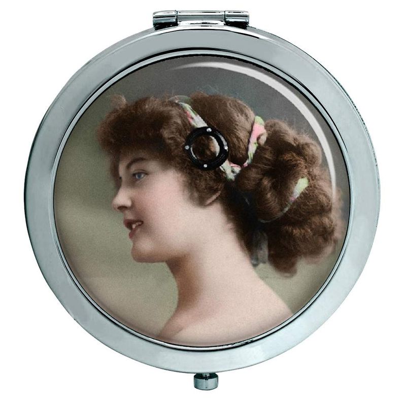 Young Edwardian Lady Compact Mirror - Online Marketplace - EveryMarket