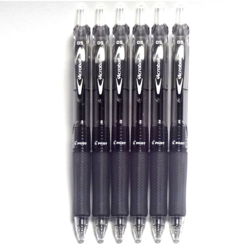 Pilot Acroball Knock Ballpoint Pen, 0.5mm Extra Fine, Black (BAB-15EF ...