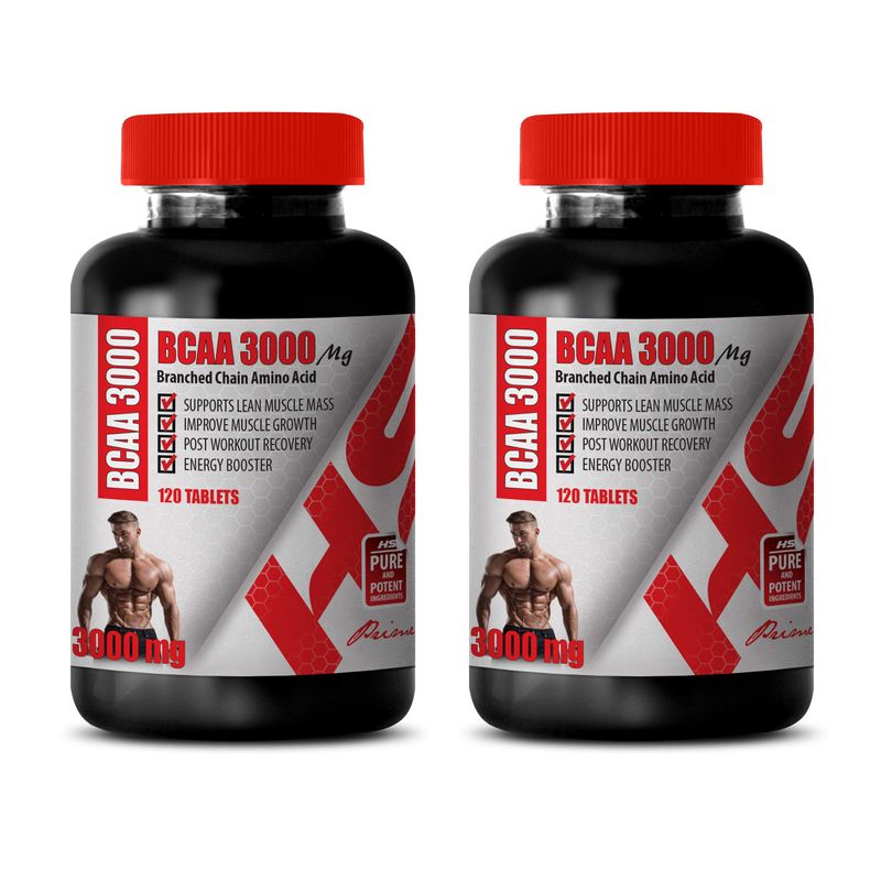 Muscle Builder Pills for Men - BRANCHED Chain Amino Acid - BCAA 3000MG ...