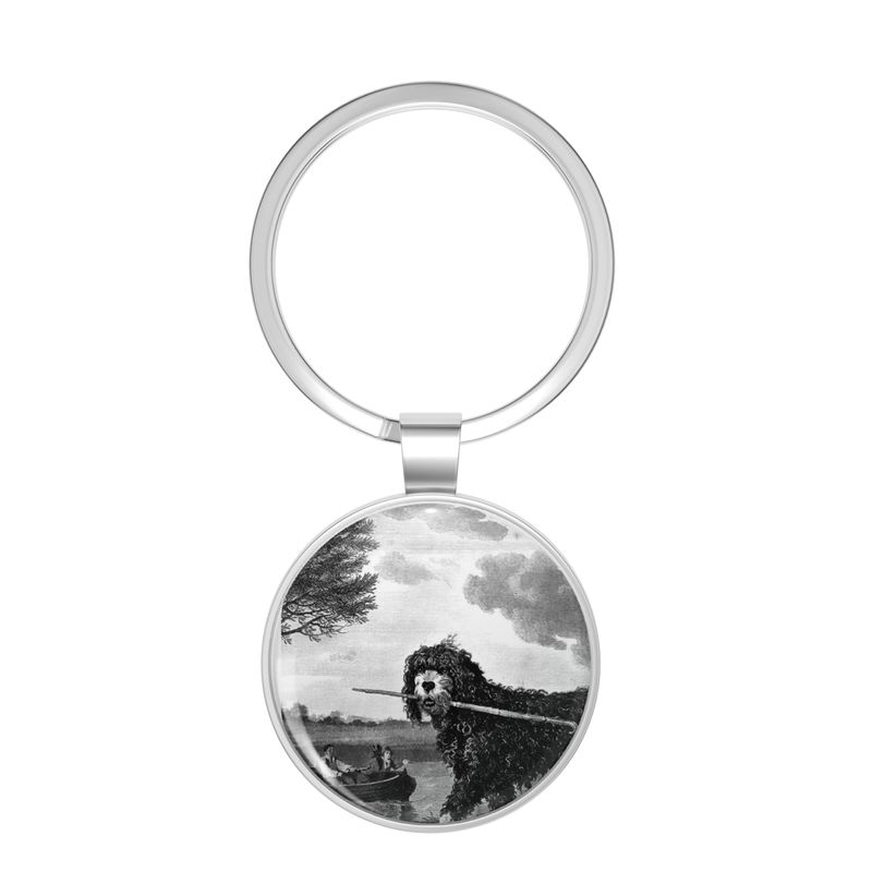 1080 Graphics Dog with white paws and carrying cane, classic vintage ...