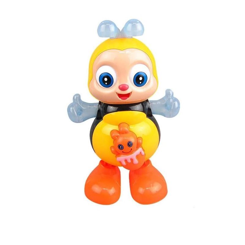 PEBBLE HUG Dancing Happy Bee Toy Figure - Grooving Movements, Flashing ...