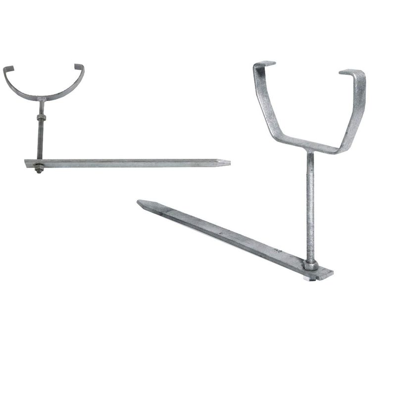 Rise and Fall Bracket for Half Round or Square Gutter 4 1/2" (20, Round ...
